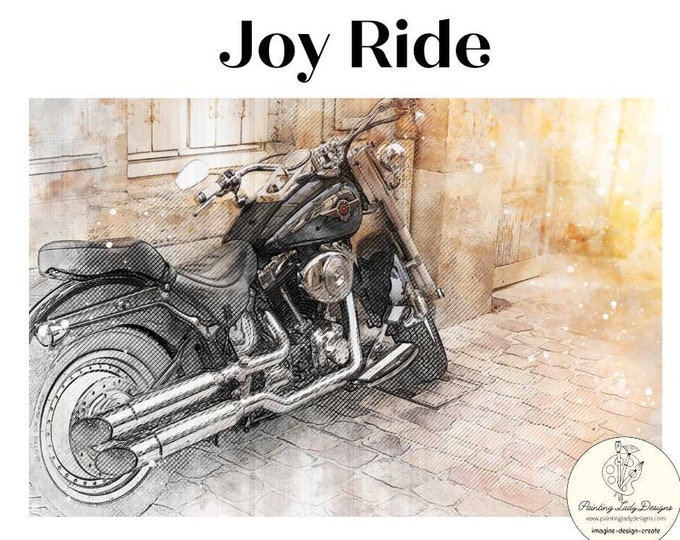 Joy Ride Decoupage Paper by Painting Lady Designs - Etsy