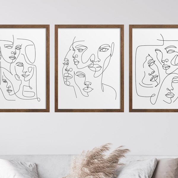 Woman Line Art - Etsy