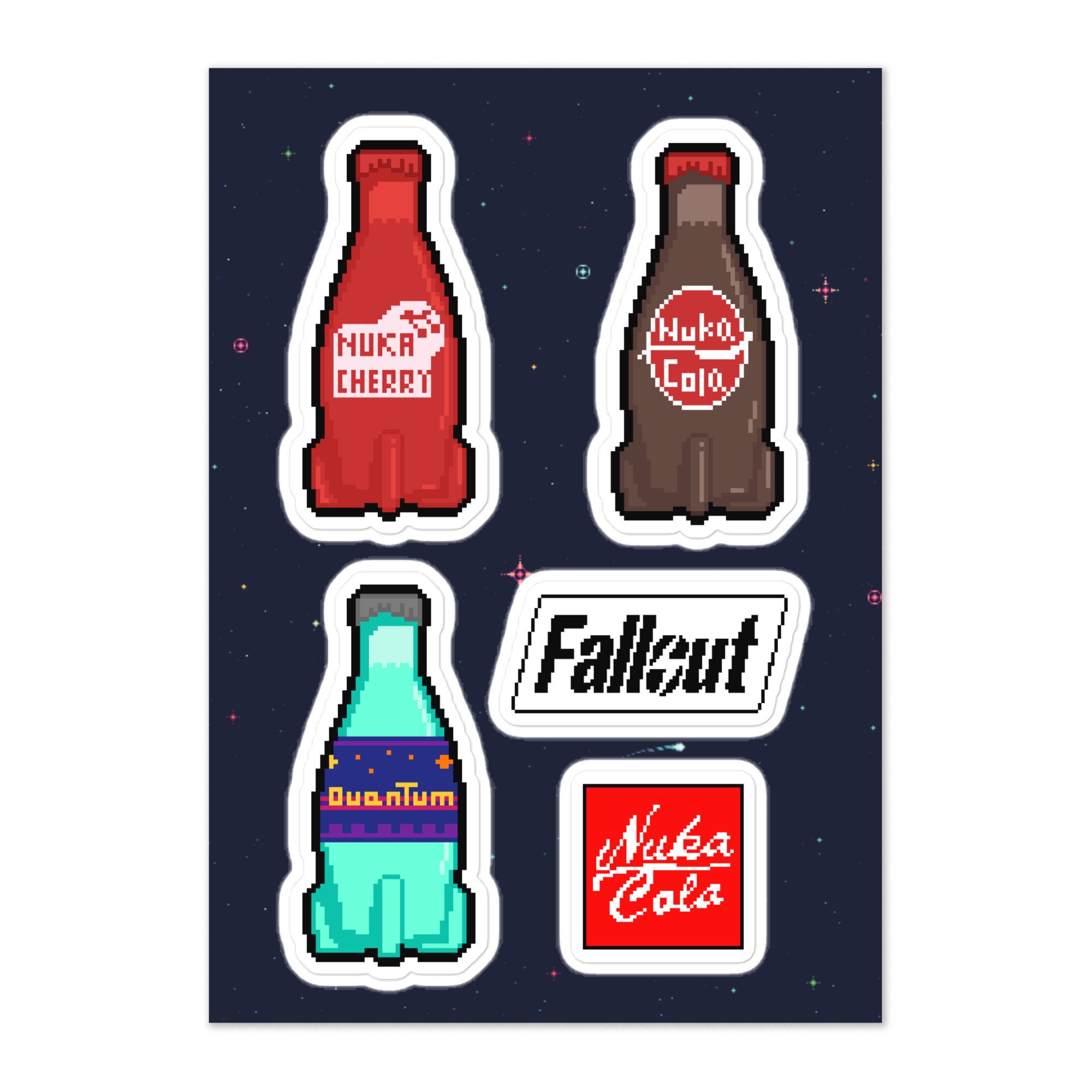 Fallout Nuka Cola Sticker Sheet - Etsy