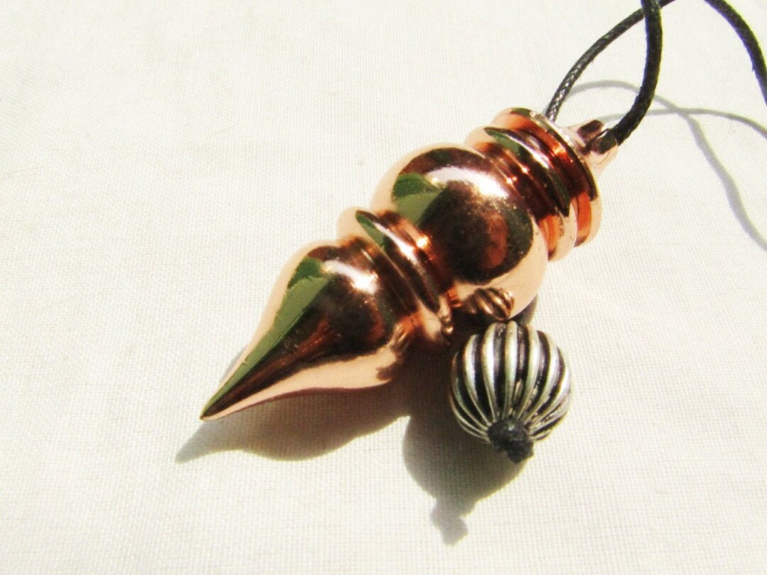 Brass Dome Mermit Metal Dowsing Chamber Pendulum, Healing Energy ...