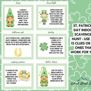 Leprechaun Scavenger Hunt With Coins and Stickers - Leprechaun Letter ...