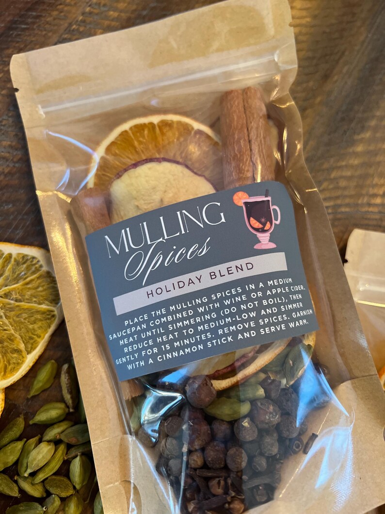 Mulling Spices - Holiday Blend for Wine or Apple Cider - Mulled Wine or ...
