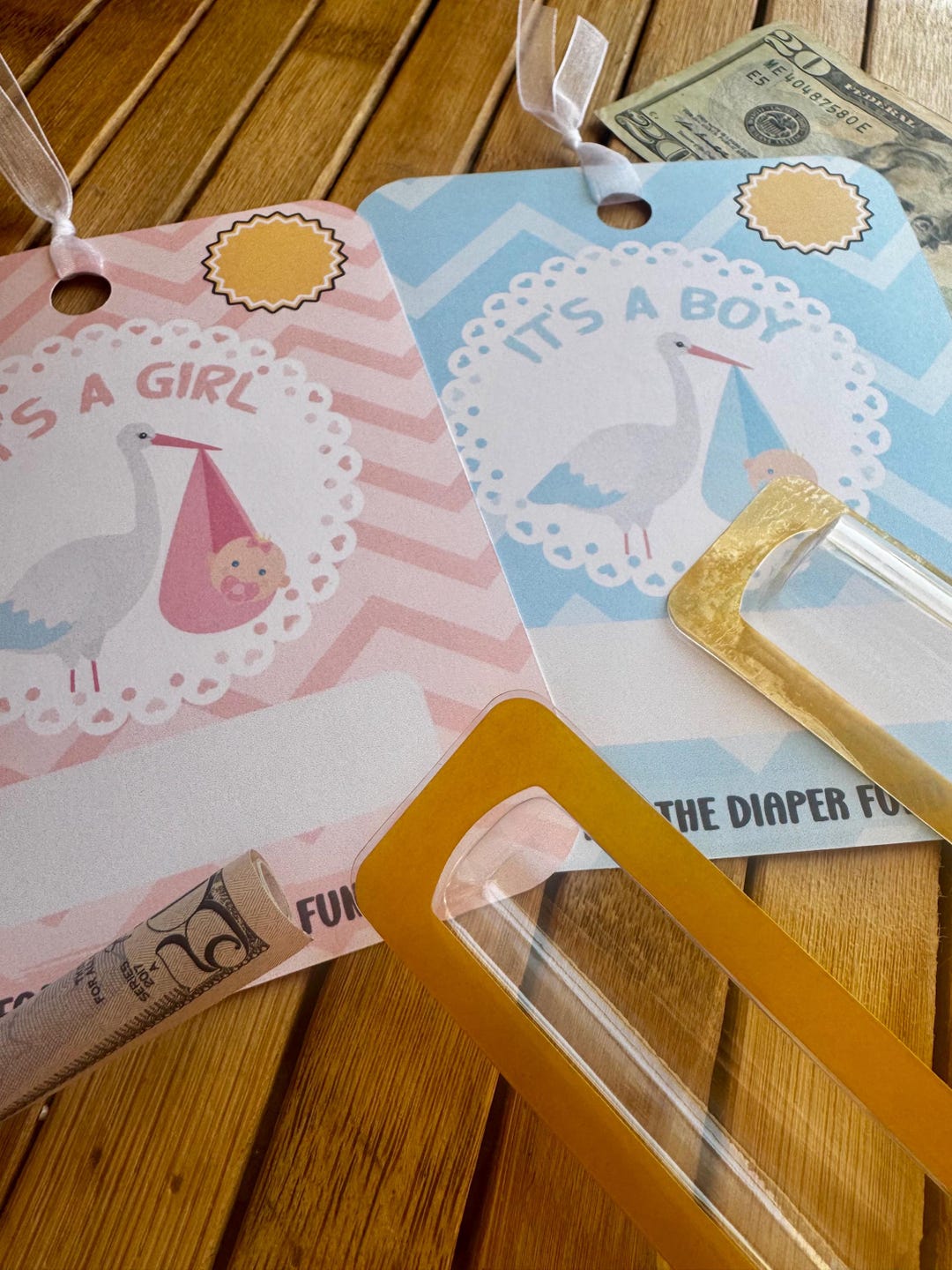 New Baby Money Card, Baby Shower Gift, Money Card Kit, Baby Shower ...