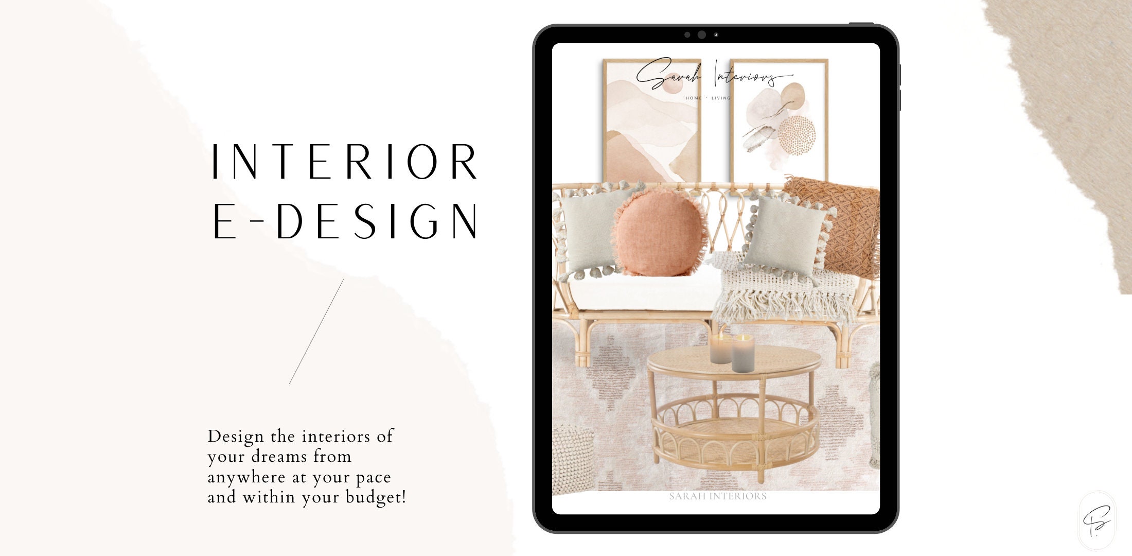 Warm Boho Package *online Interior Design Package* Living Room I ...