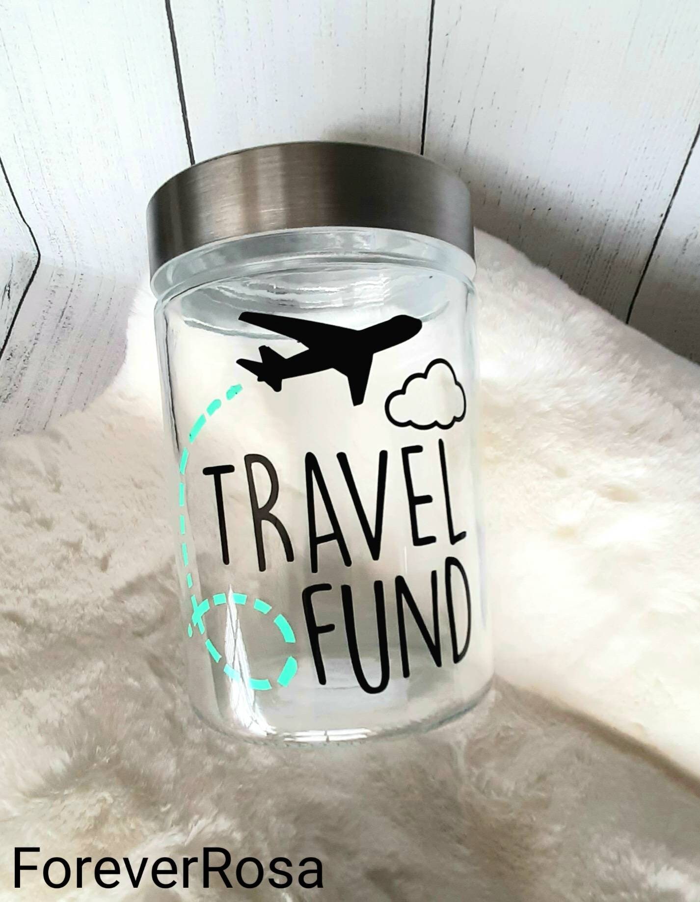 Savings Funds Money Jar. Travel Fund Vacation Fund Cruise - Etsy