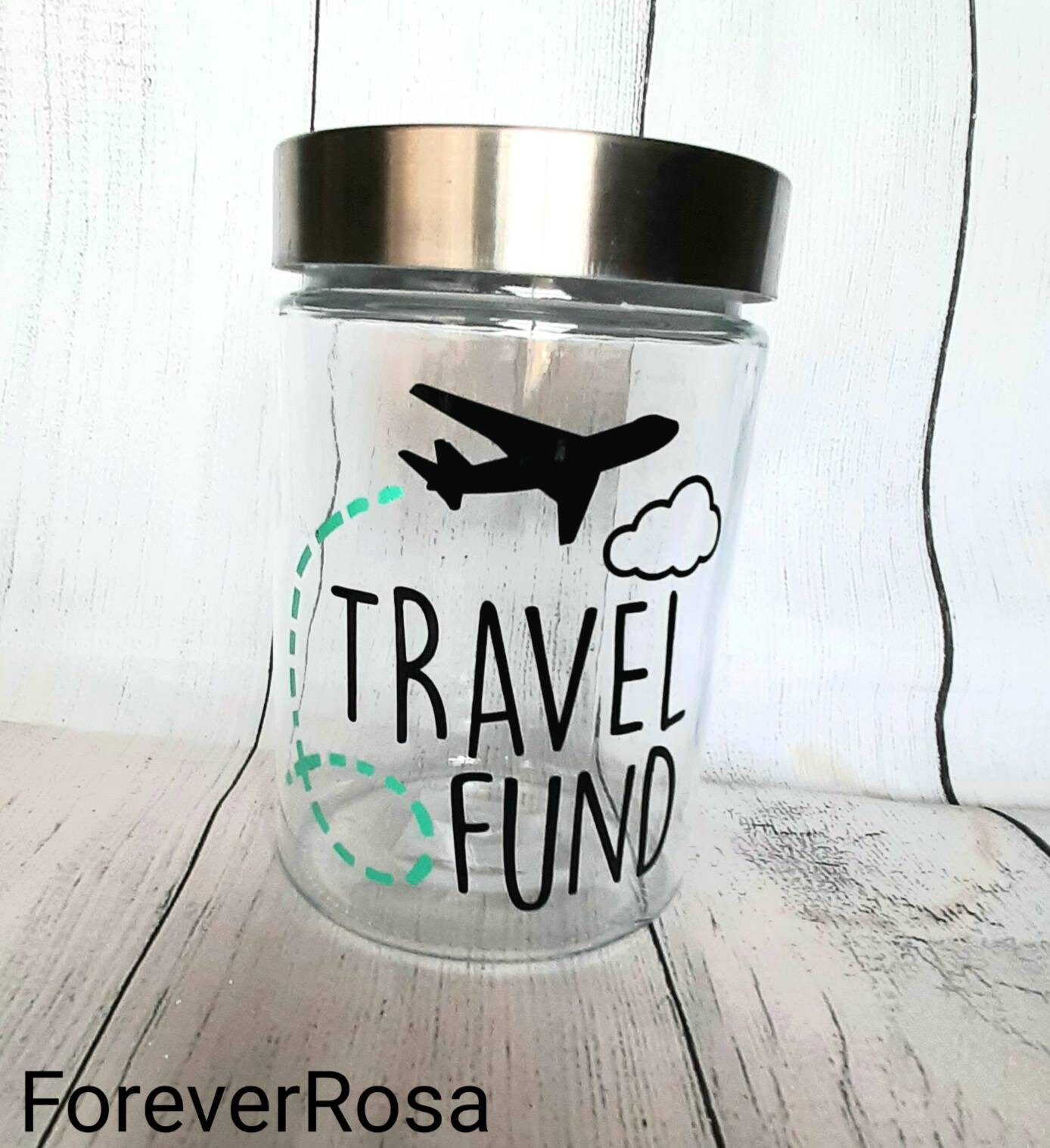 Savings Funds Money Jar. Travel Fund Vacation Fund Cruise - Etsy