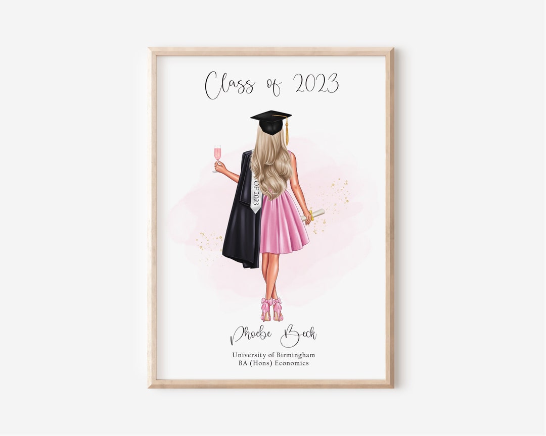 Personalised Graduation Print, Graduation Gift, University Graduation ...