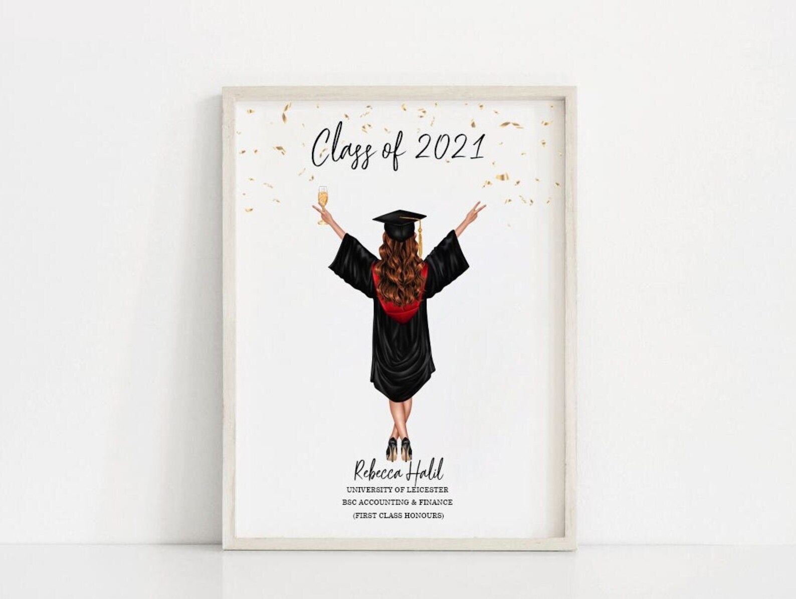 Personalised Graduation Print, Graduation Gift, University Graduation ...