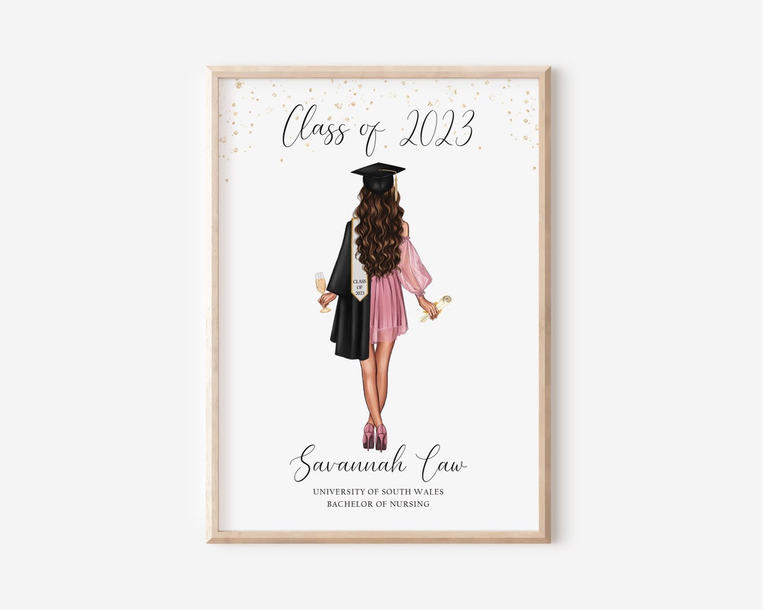 Personalised Graduation Print, Graduation Gift, University Graduation ...