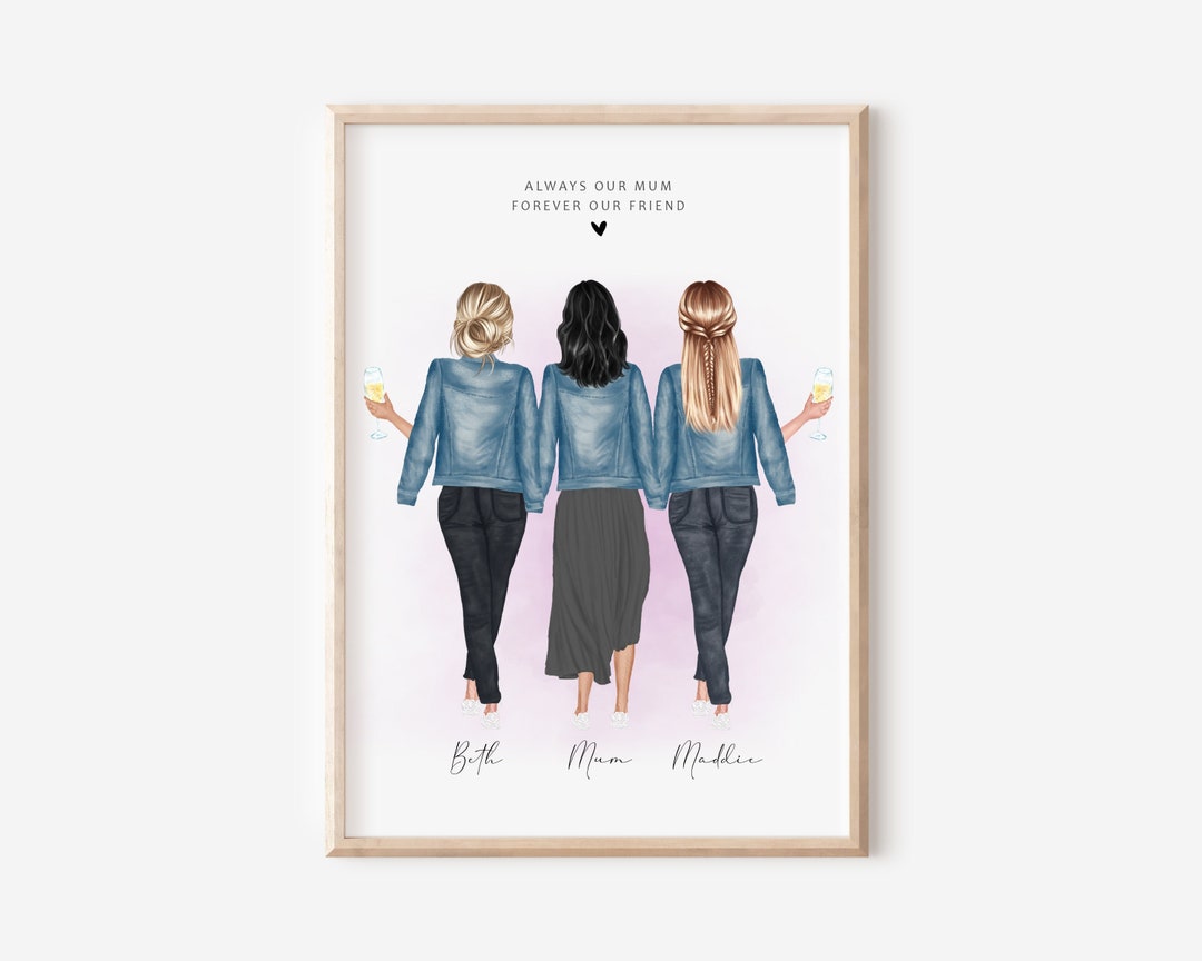 Personalised Mum Print, Mothers Day Gift, Gift for Mum, Mum Birthday ...