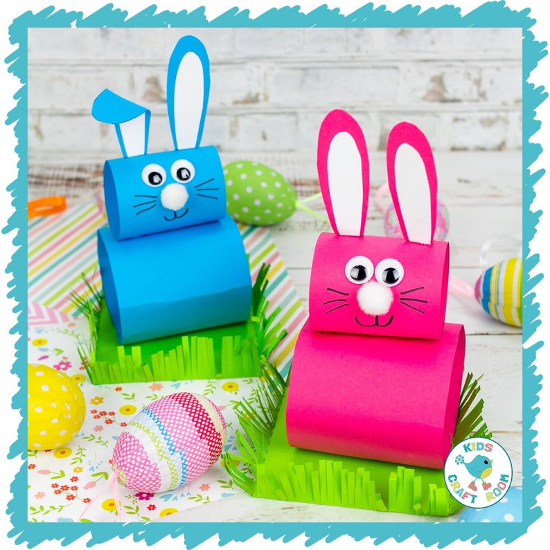 Pop up Bunny - Easter Craft for Kids - Etsy