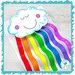 Rainbow Cloud Craft for Kids - Etsy