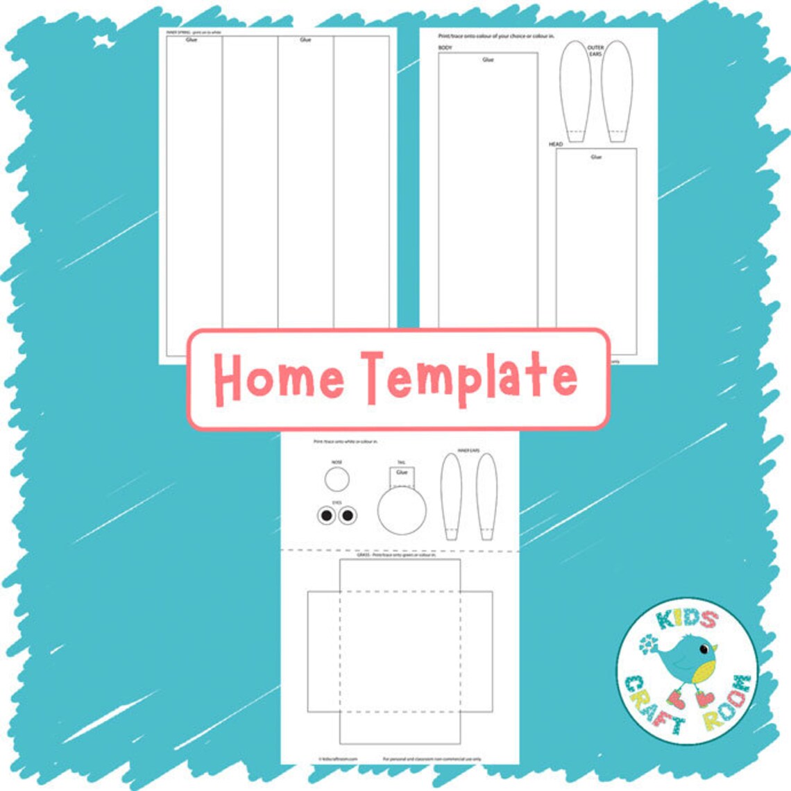 Pop up Bunny - Easter Craft for Kids - Etsy