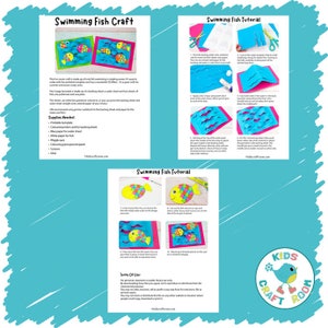 Swimming Fish Craft - Etsy