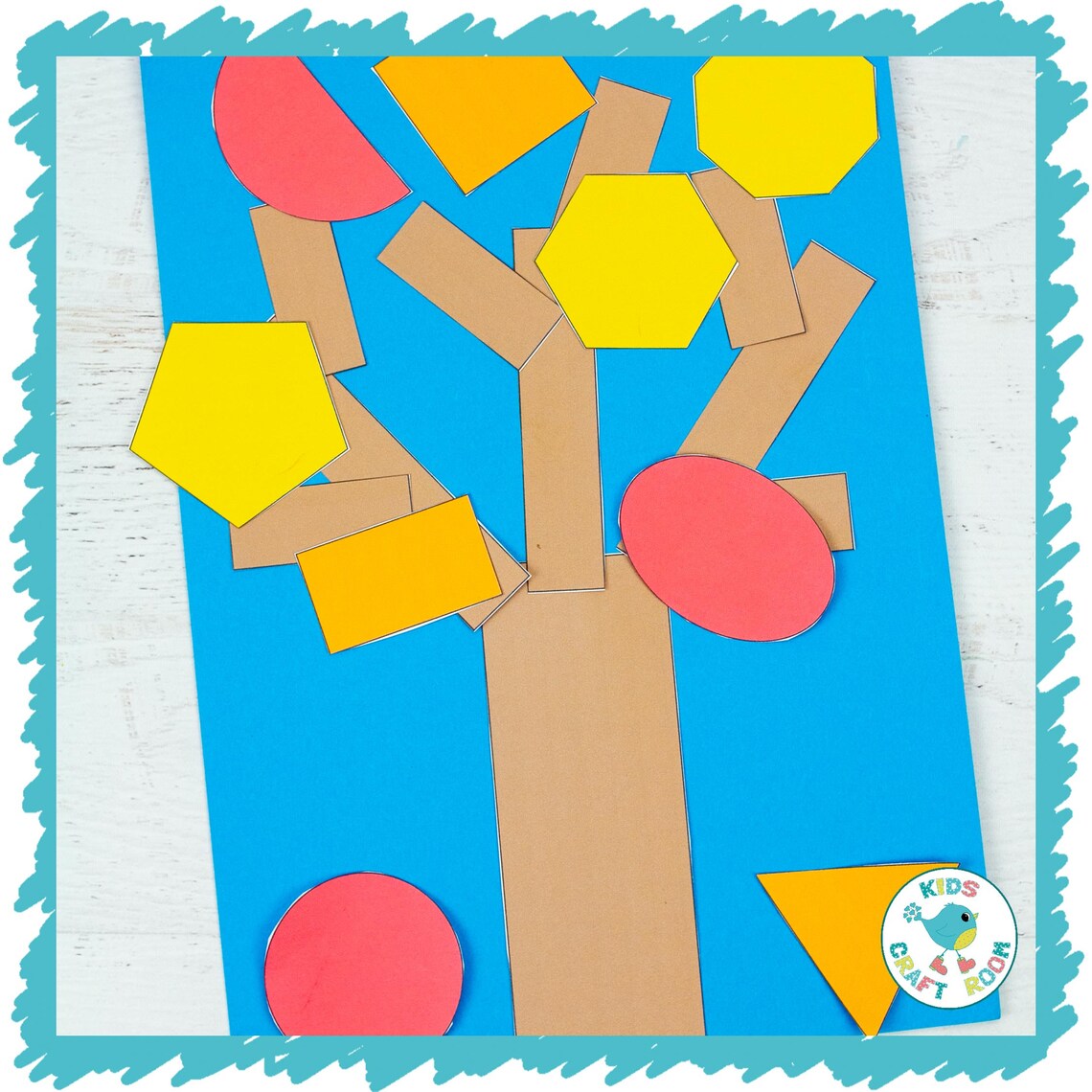 Seasons Shape Tree Craft for Kids - Etsy