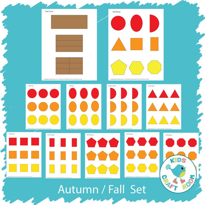 Seasons Shape Tree Craft for Kids - Etsy