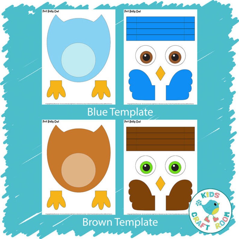 Pot Belly Owls - Etsy