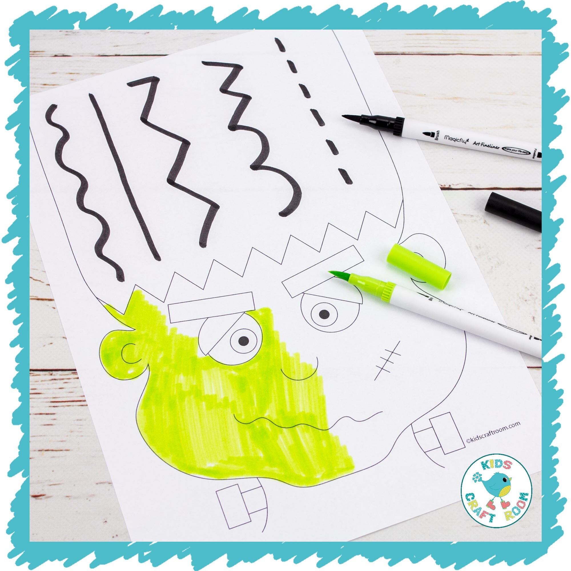 Halloween Scissor Skills - Frankenstein Haircut Worksheets - Etsy
