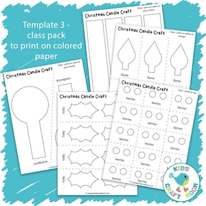 Candle Craft for Kids - Christmas, Diwali, Hanukkah - Etsy UK