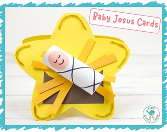 Baby Jesus Cards | Etsy
