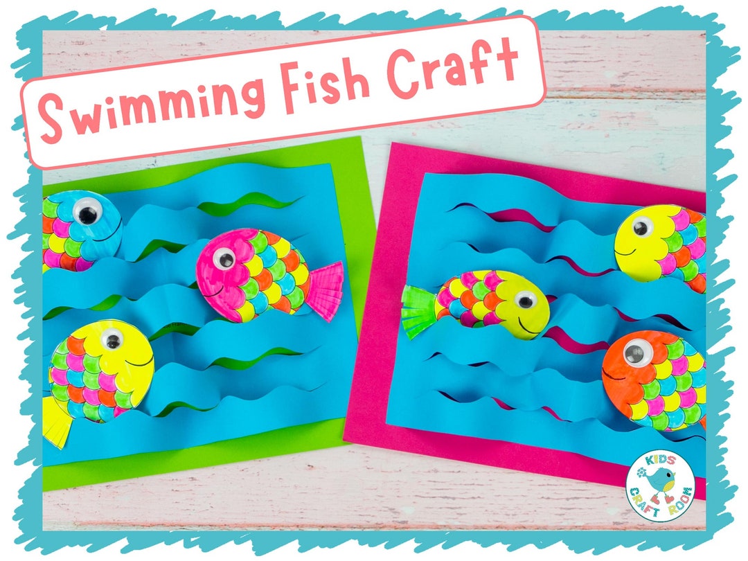 Swimming Fish Craft - Etsy