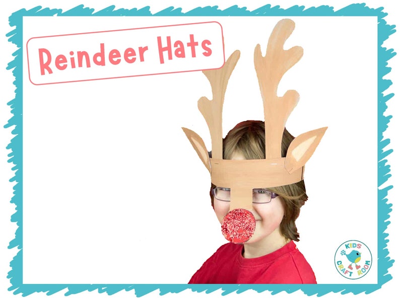 Christmas Reindeer Hats - Etsy