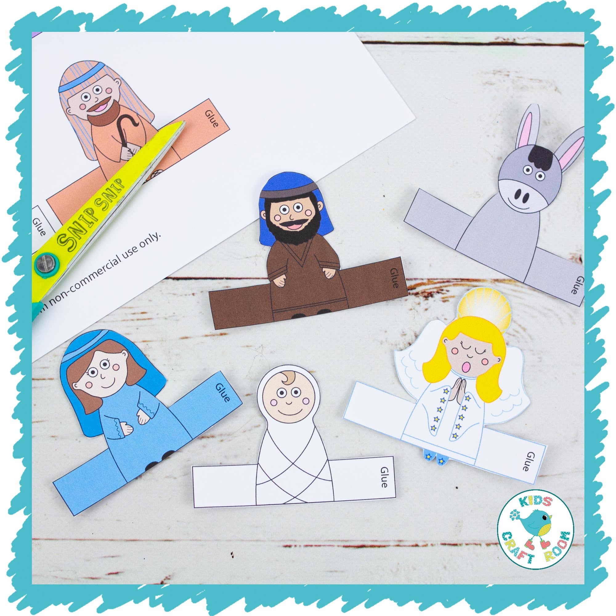 Christmas Nativity Finger Puppets - Etsy