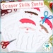Santa Beard Scissor Skills Christmas Activity - Etsy