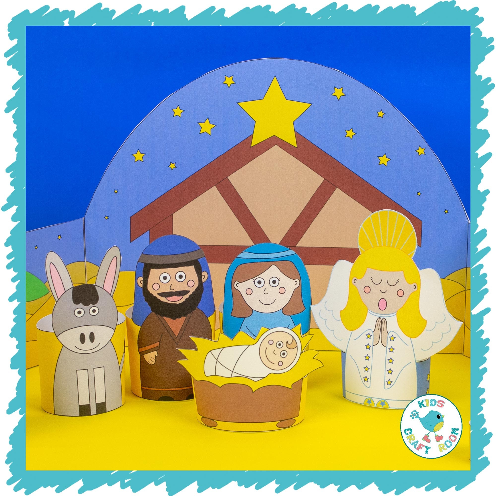 Printable Nativity Scene - Etsy Canada