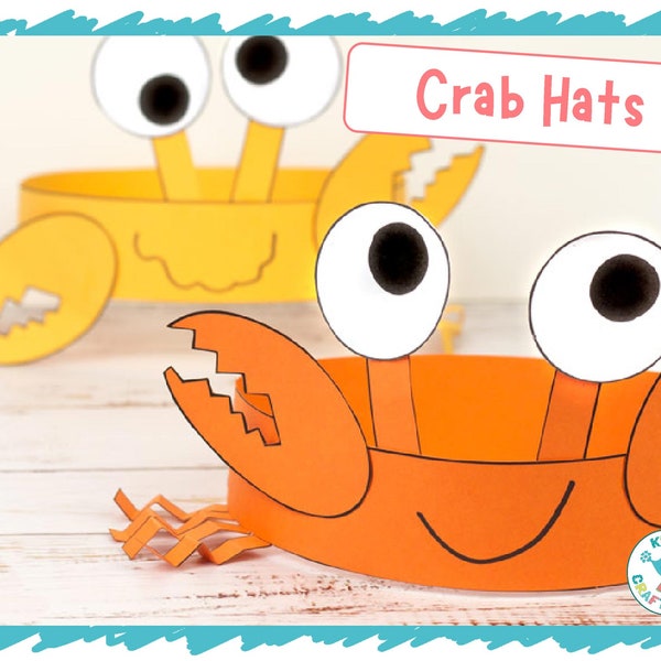 Crab Hat - Etsy