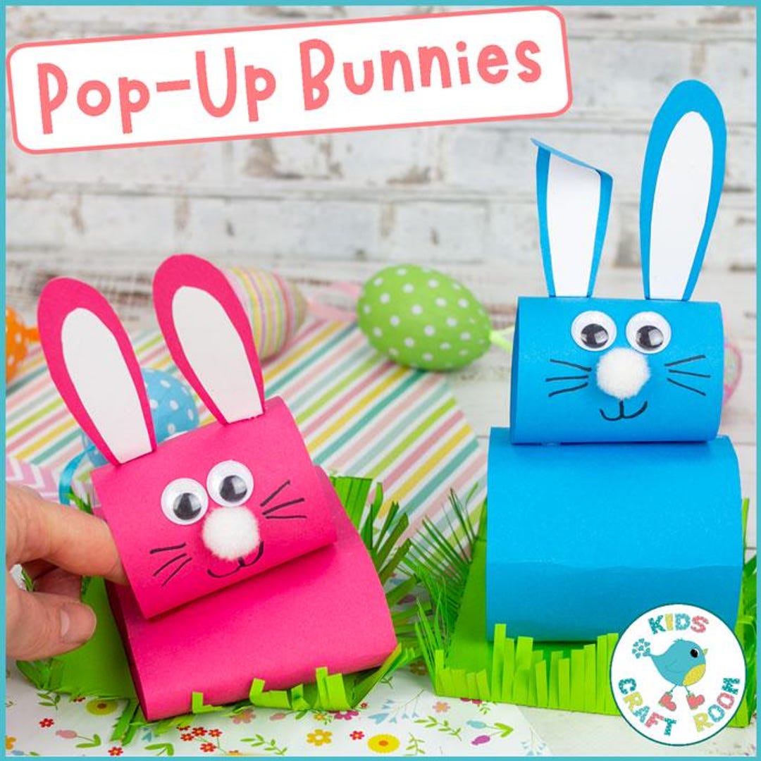 Pop up Bunny - Easter Craft for Kids - Etsy