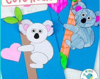 Printable Koala Craft Template for Kids | Australia Day Activities ...
