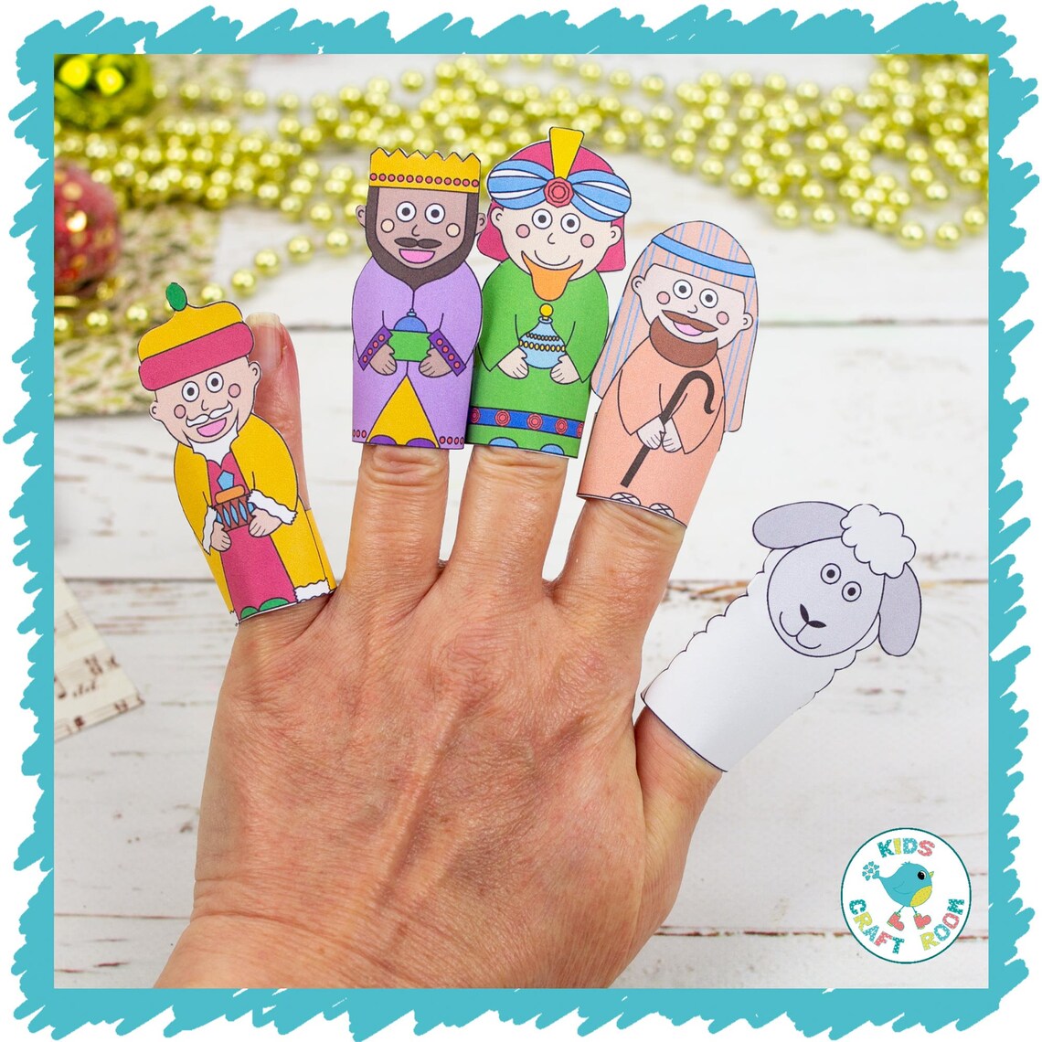 Christmas Nativity Finger Puppets - Etsy