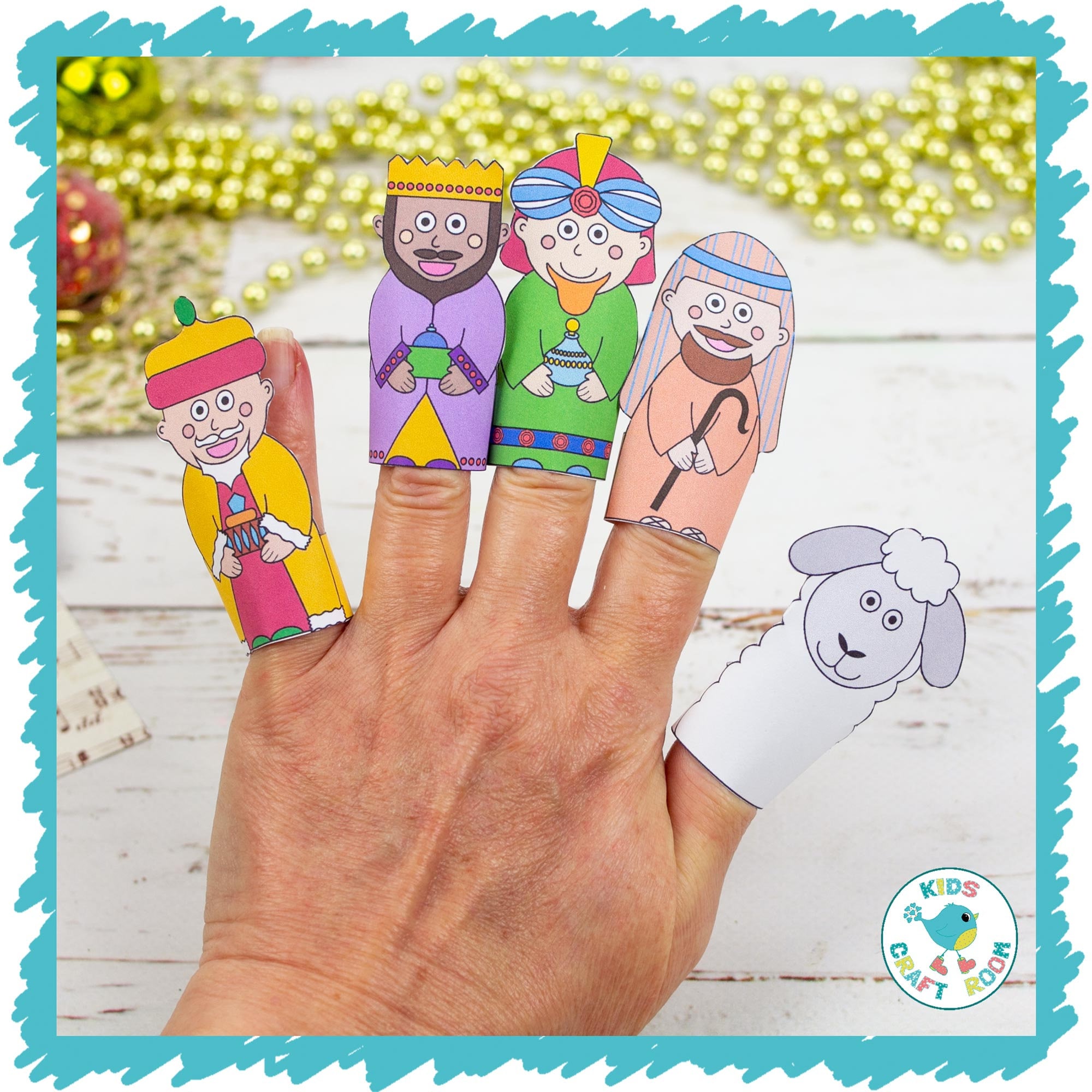 Christmas Nativity Finger Puppets - Etsy