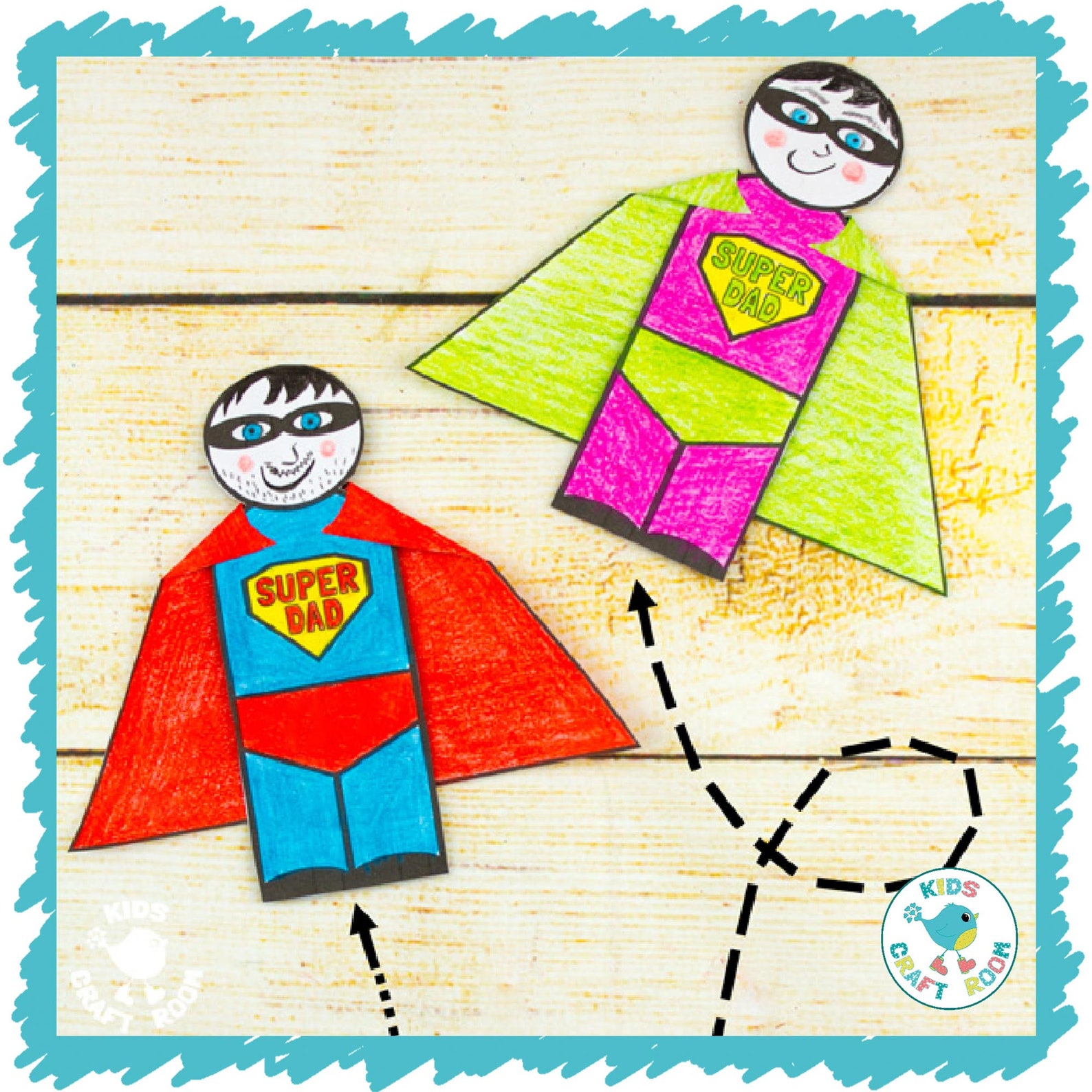 Father's Day Flying Superdad | Etsy