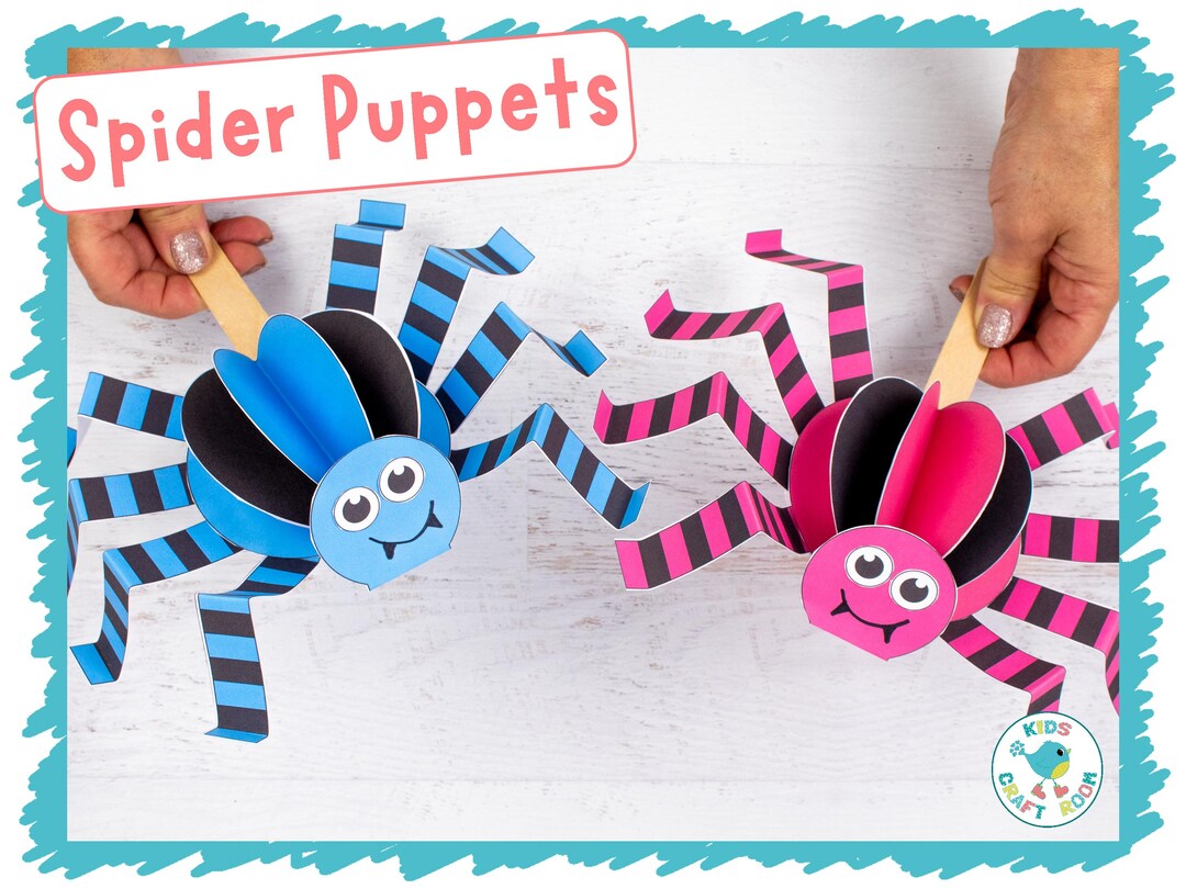 Spider Puppets - Etsy