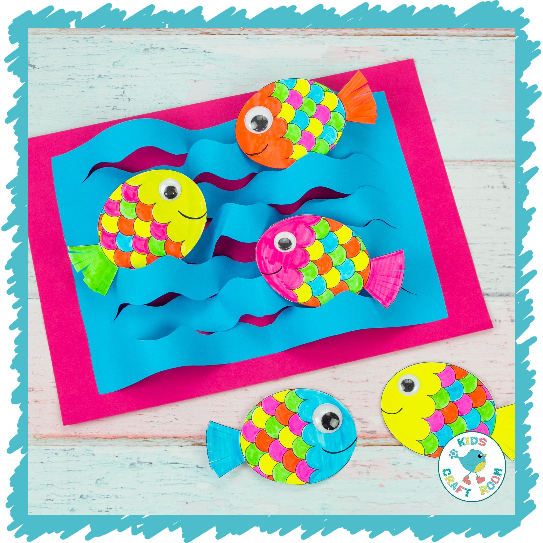Swimming Fish Craft - Etsy