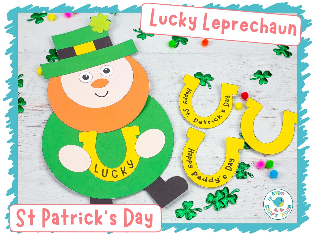 Lucky Leprechaun Kids Craft - Etsy