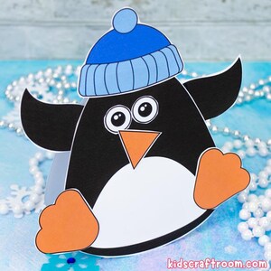 Rocking Penguin Craft - Polar Animal Activity - Winter Craftivity for ...