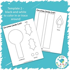 Candle Craft for Kids - Christmas, Diwali, Hanukkah - Etsy UK