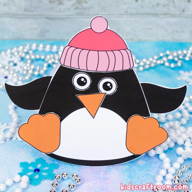 Rocking Penguin Craft - Polar Animal Activity - Winter Craftivity for ...