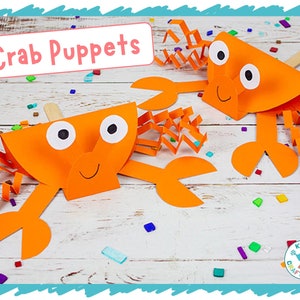 Crab Puppets - Etsy