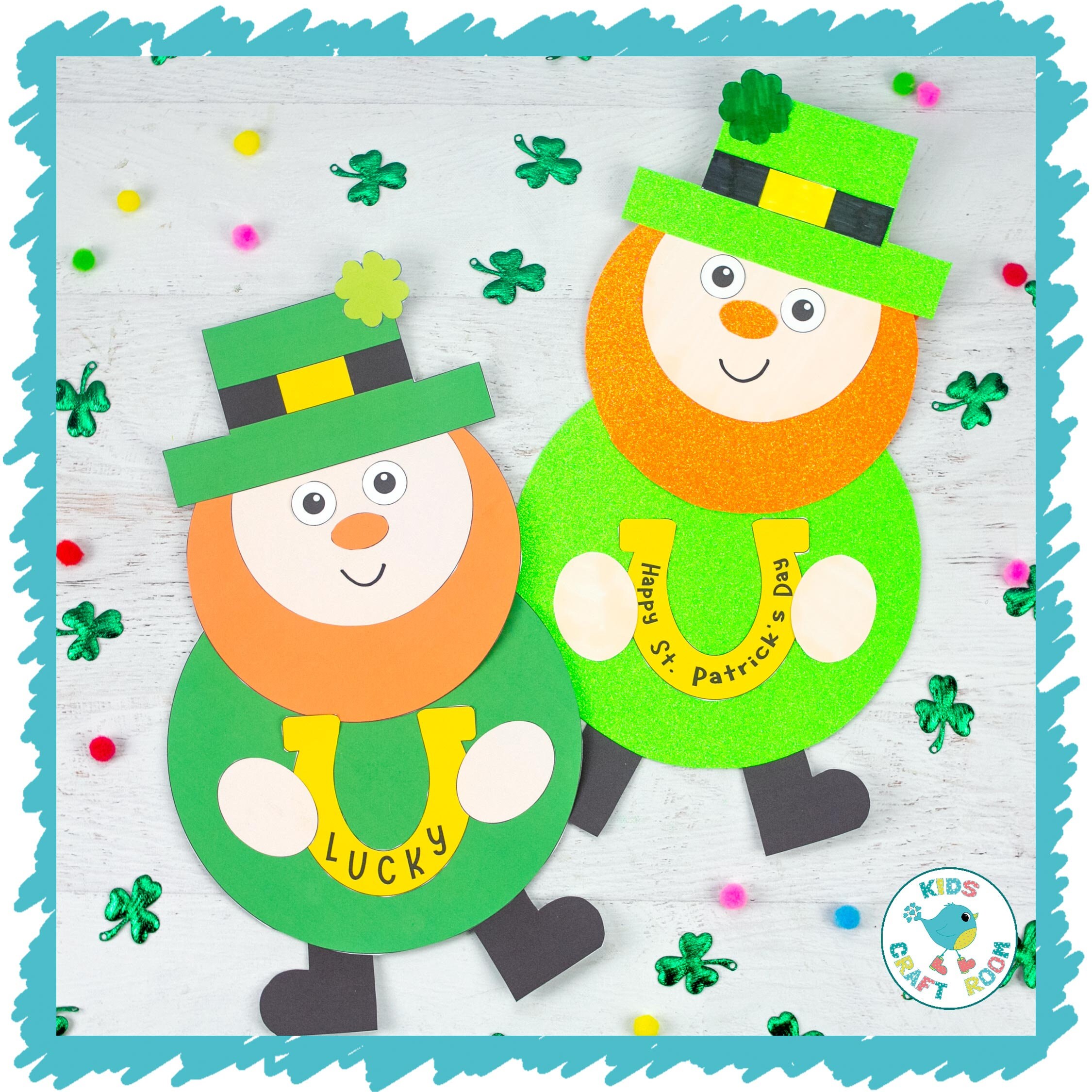 Lucky Leprechaun Kids Craft - Etsy
