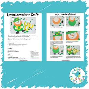 Lucky Leprechaun Kids Craft - Etsy