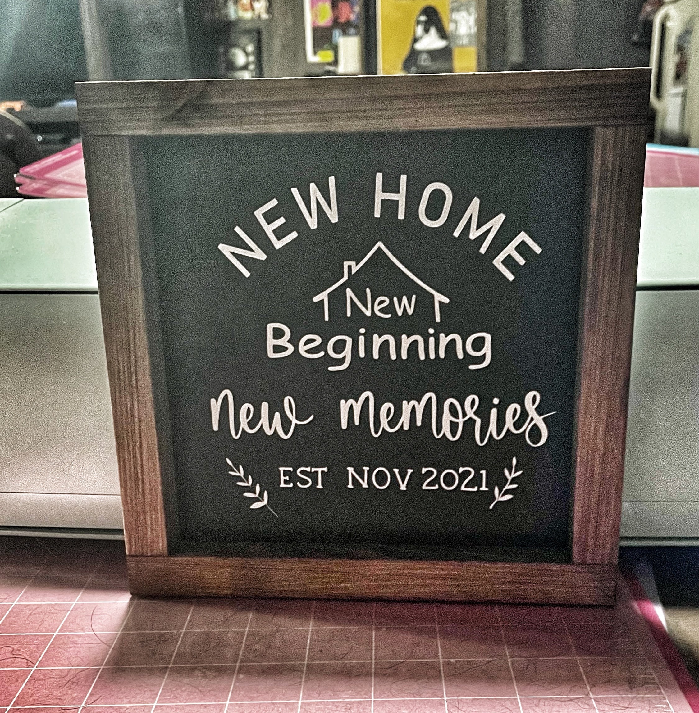 New Home Farmhouse Sign - Etsy