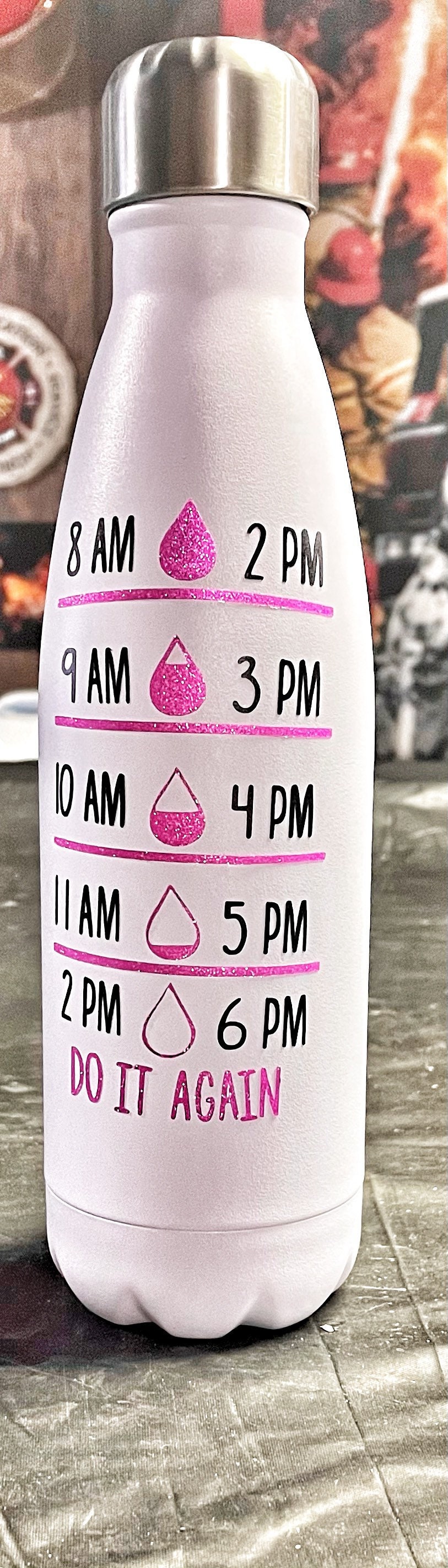 Mom Water Tracker Bottle - Etsy