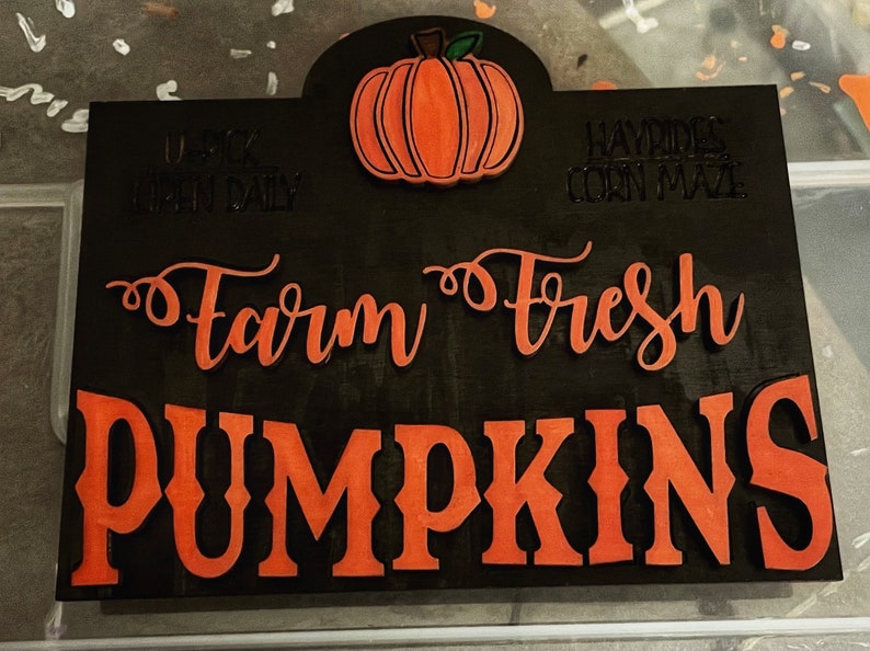 Fall Tiered Tray Signs - Etsy
