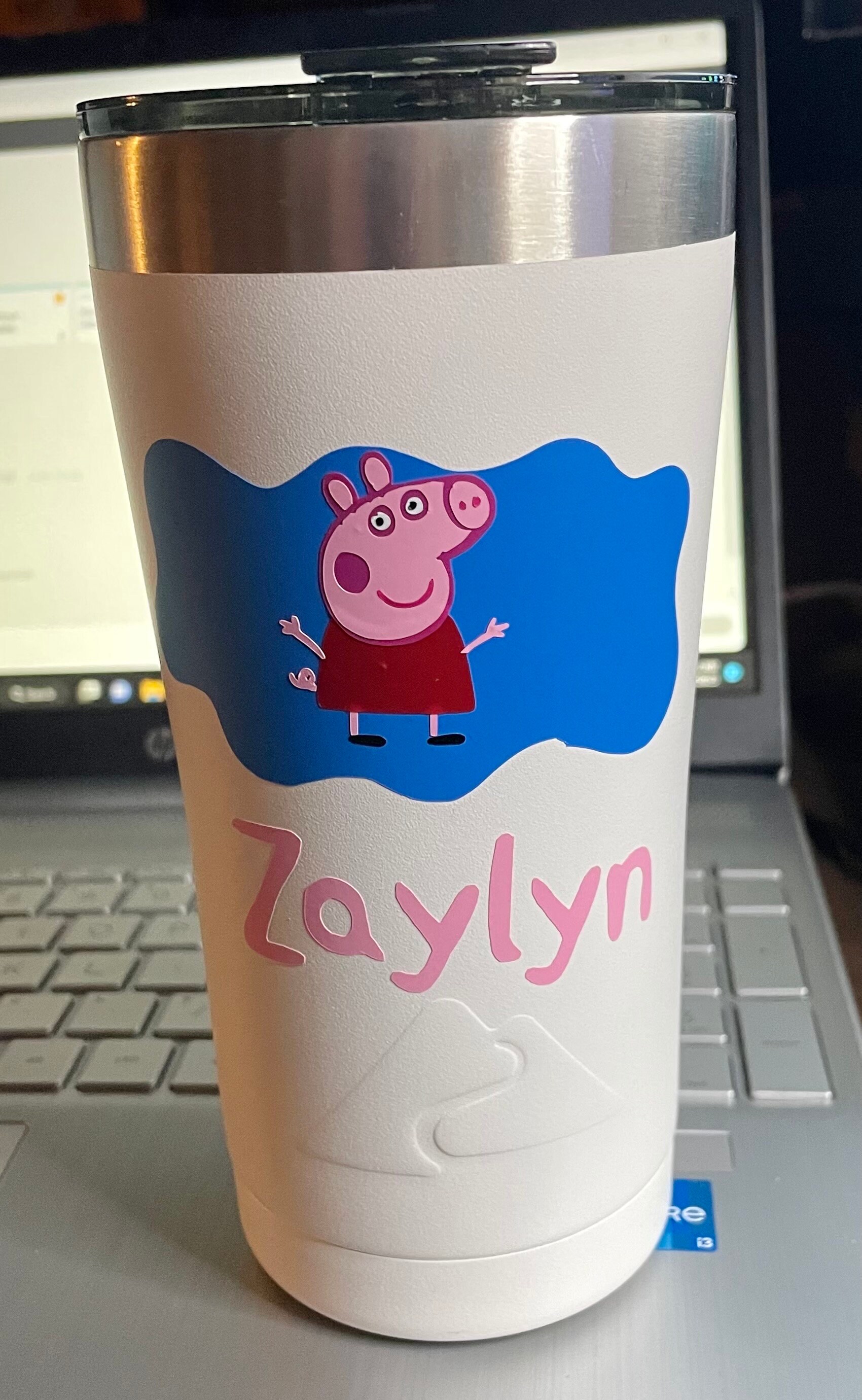 Personalized Peppa Pig Tumbler – Custom Kids Drinkware - Etsy