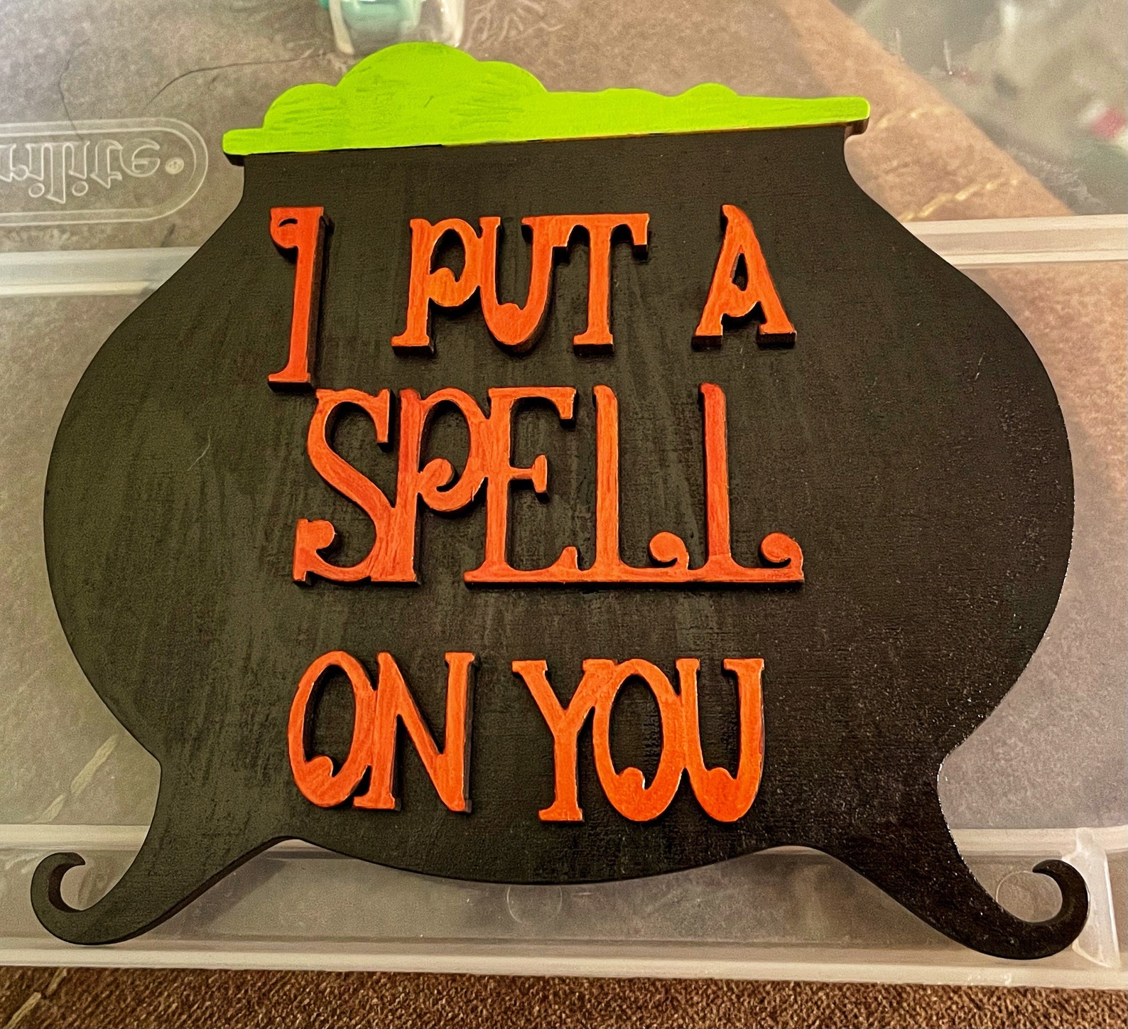 Hocus Pocus Painted Tiered Tray Signs - Etsy