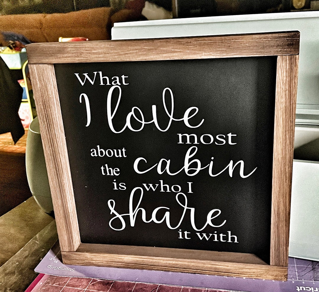 Cabin Home Sign - Etsy